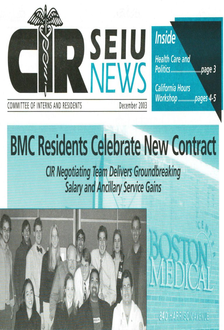 Media – Committee of Interns and Residents